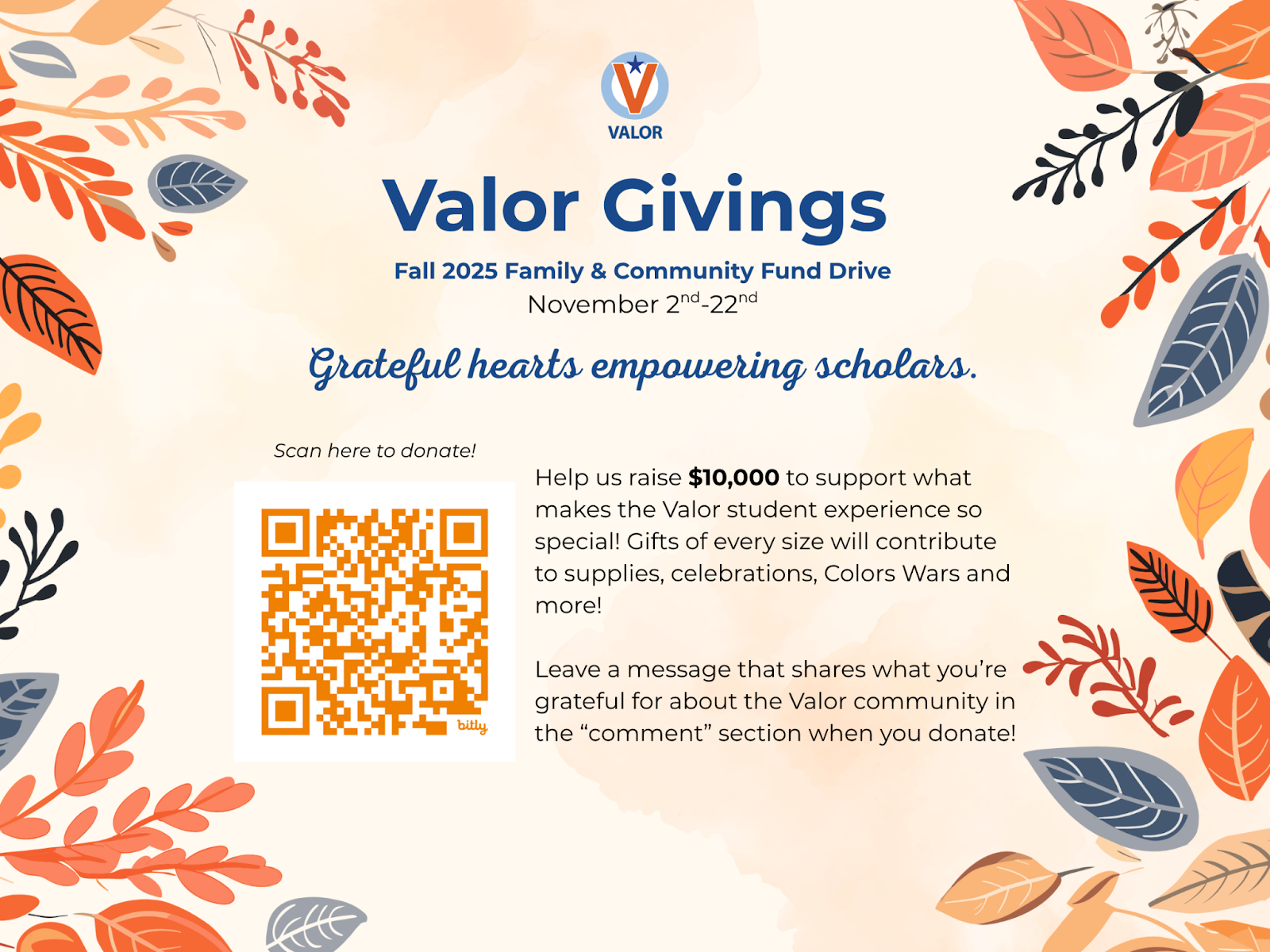 Valor Givings Wrap Up – Valor Family News